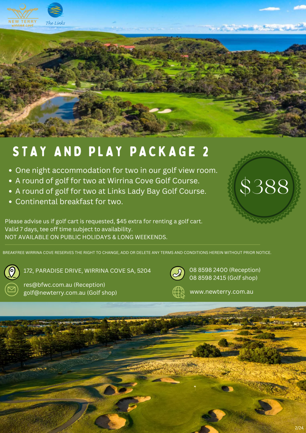 New Terry Wirrina Cove